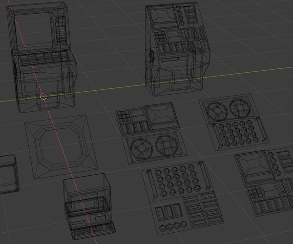 ArtStation - Low Poly Retro Computers | Game Assets