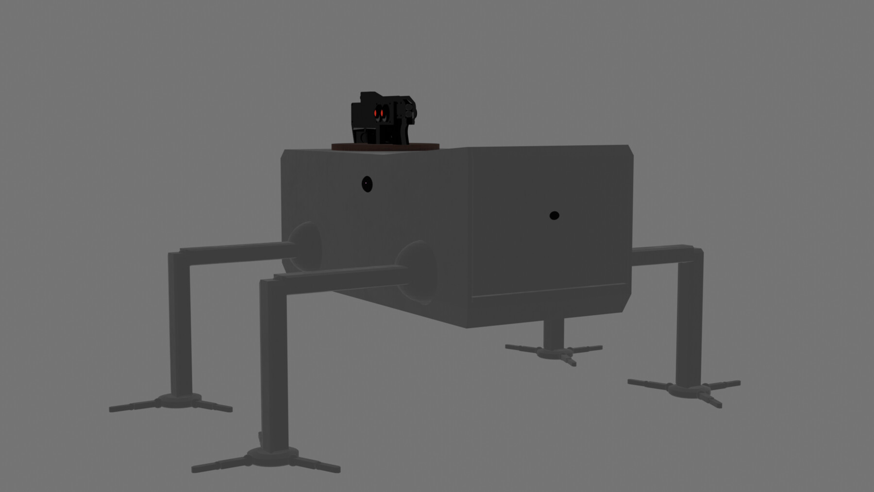 ArtStation - Walking robot 3D model | Resources