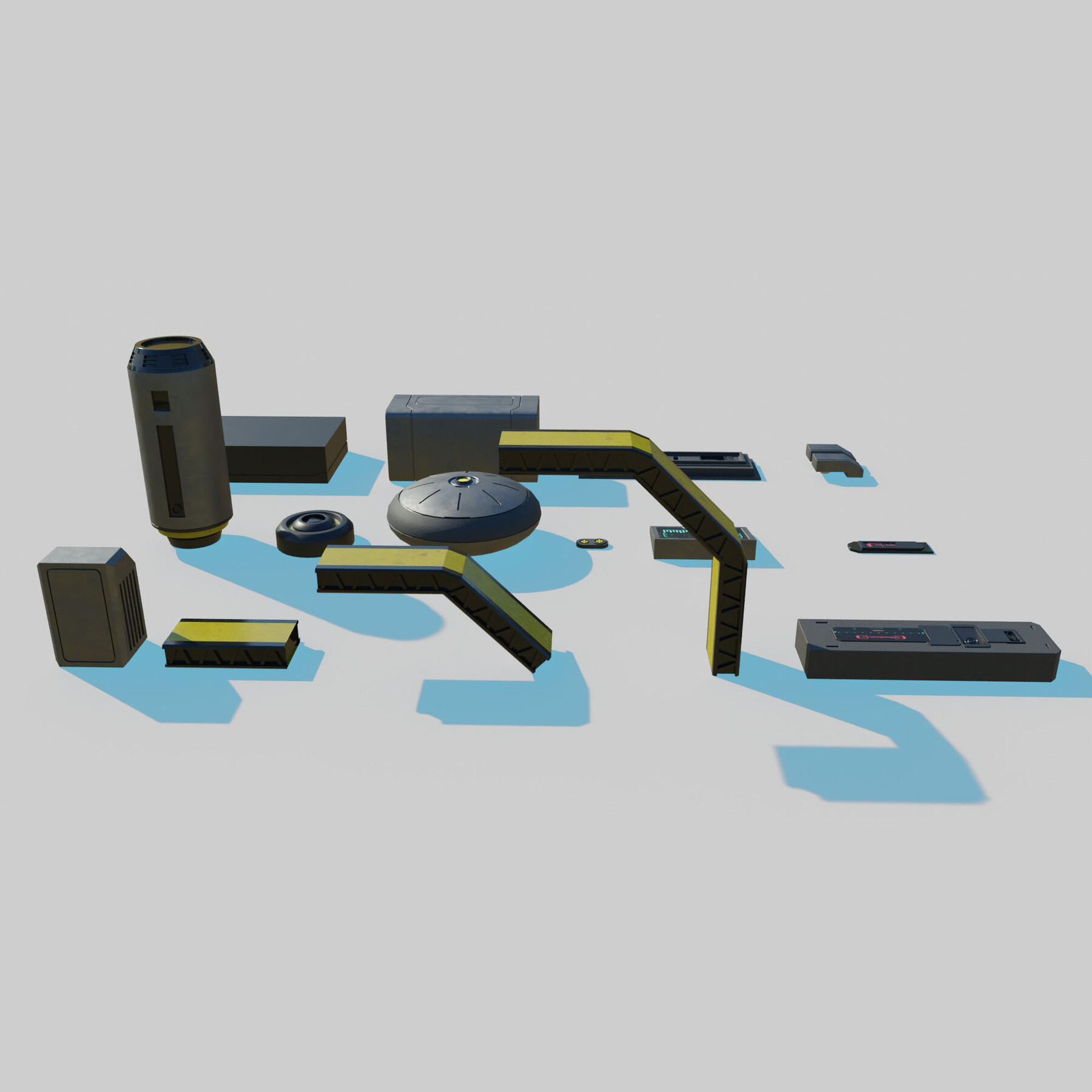 ArtStation - Cyberpunk Kitbash | Resources