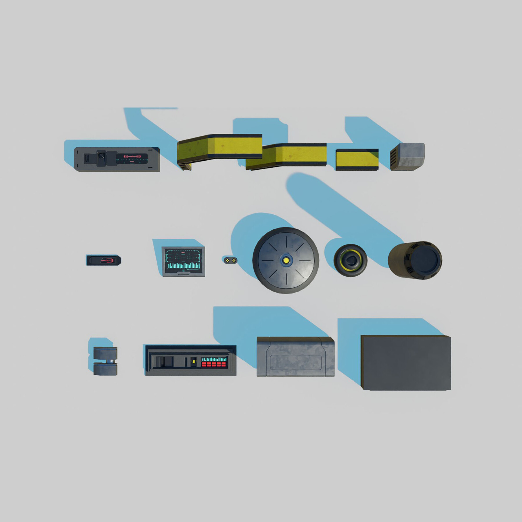 ArtStation - Cyberpunk Kitbash | Resources