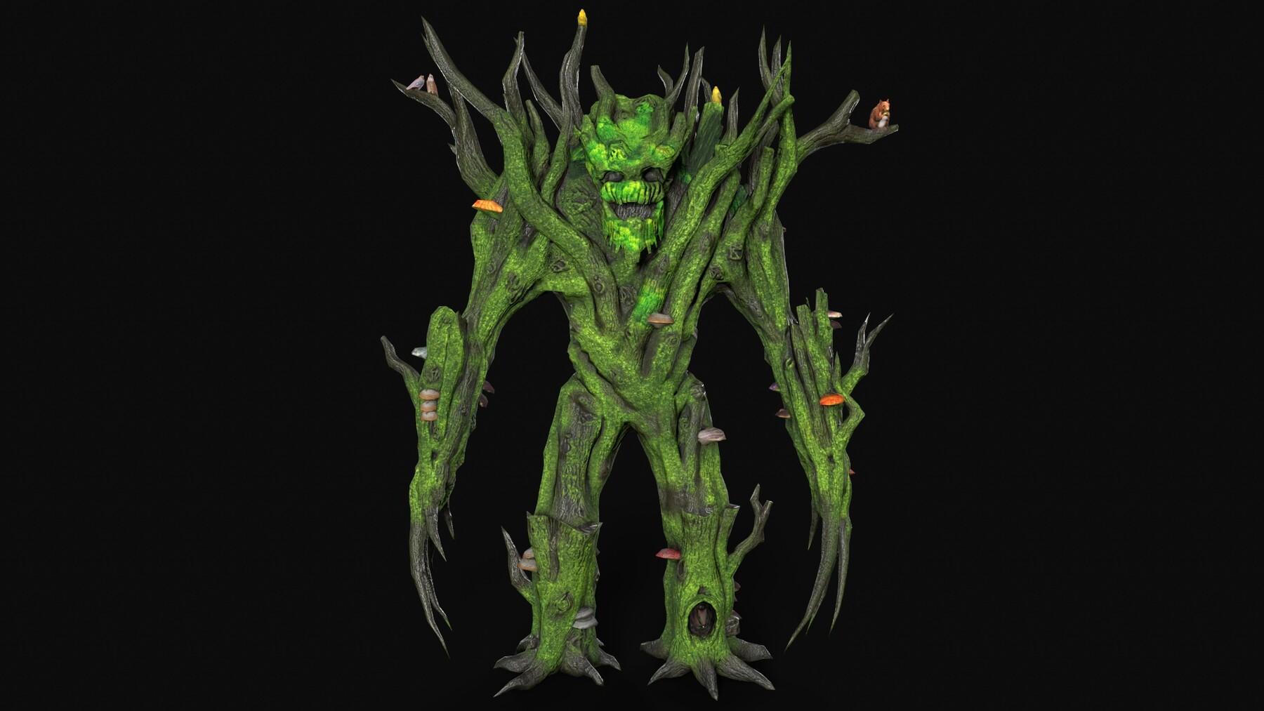 ArtStation - Treant Low-poly 3D model | Game Assets