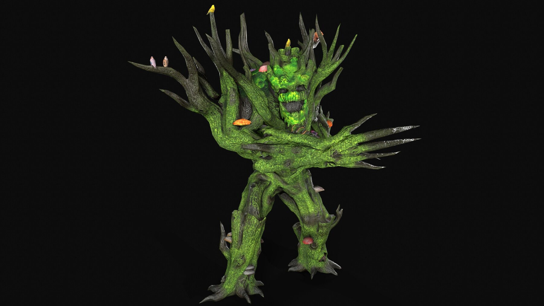 ArtStation - Treant Low-poly 3D model | Game Assets