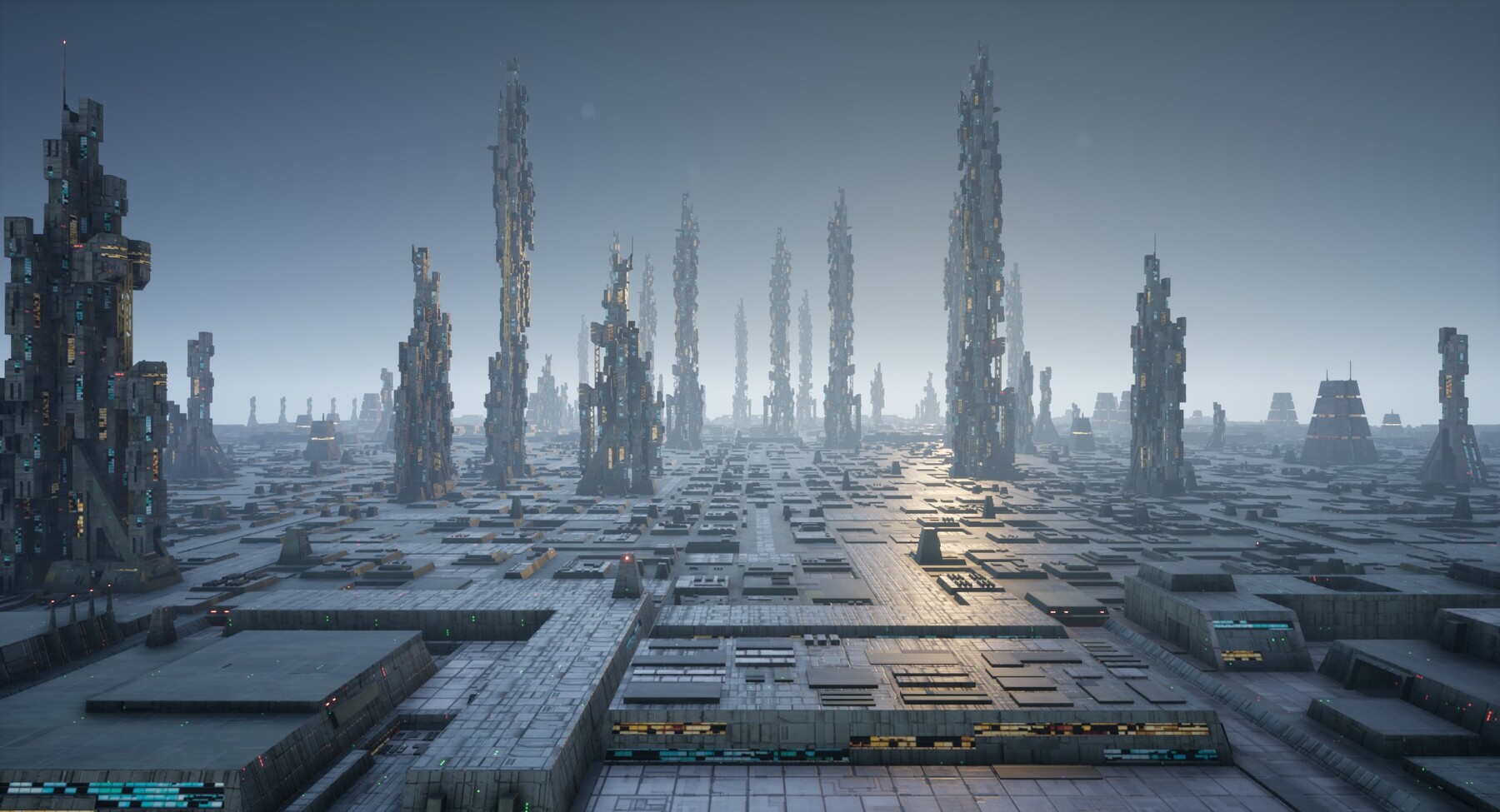 ArtStation - Amazing Sci-Fi Environment and Flying UE4 | Game Assets