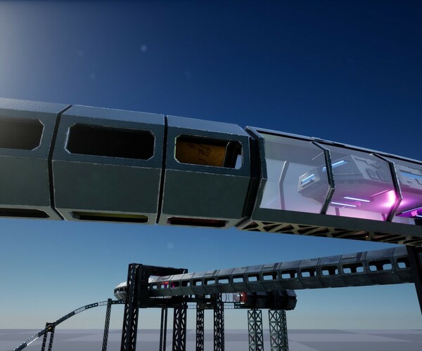 ArtStation - Amazing Sci-Fi Environment and Flying UE4 | Game Assets