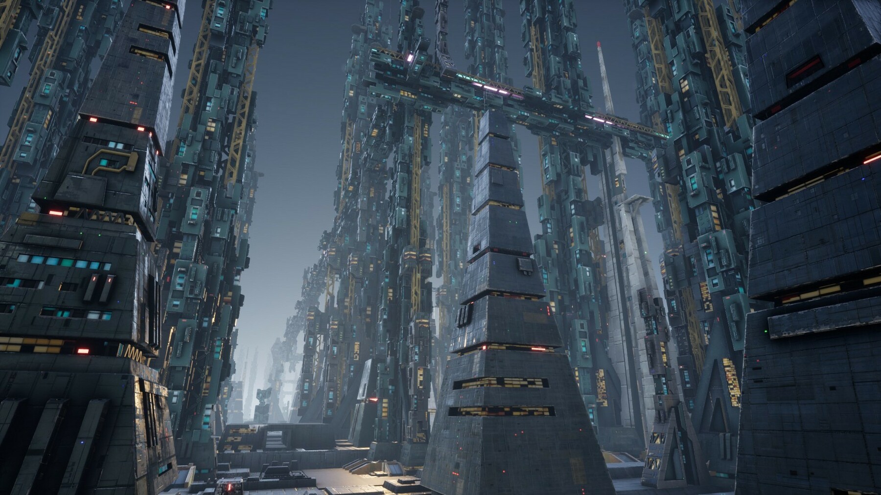ArtStation - Amazing Sci-Fi Environment and Flying UE4 | Game Assets