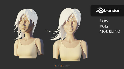 ArtStation - Modeling a Human in Blender (+ 3d Model) – Female and Male ...