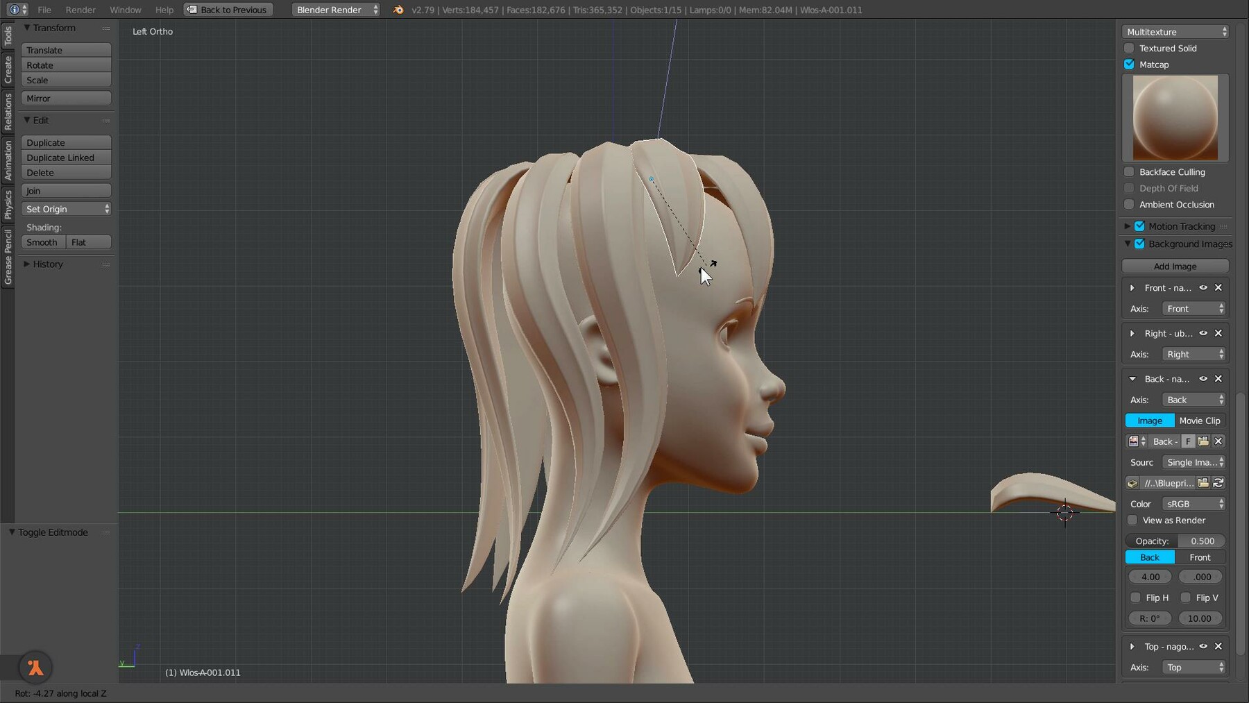 ArtStation - Blender - Modeling a cartoon girl (+ 3d files) | Tutorials
