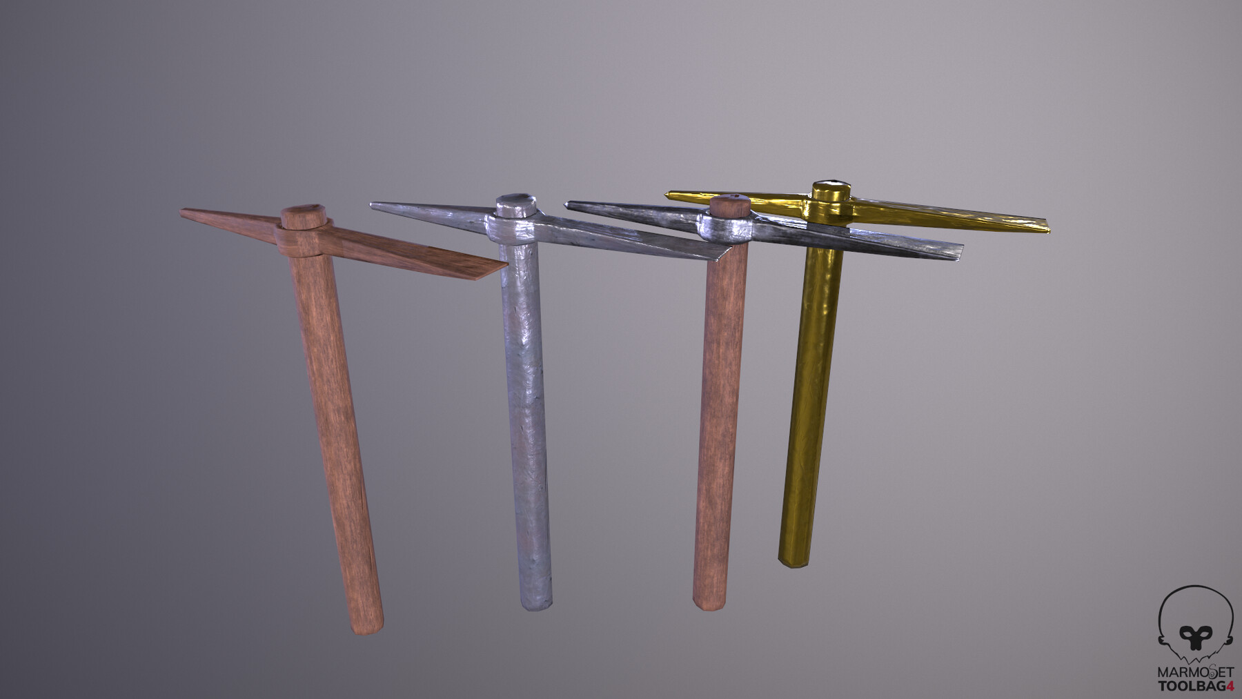 ArtStation - pickaxe lowpoly | Game Assets
