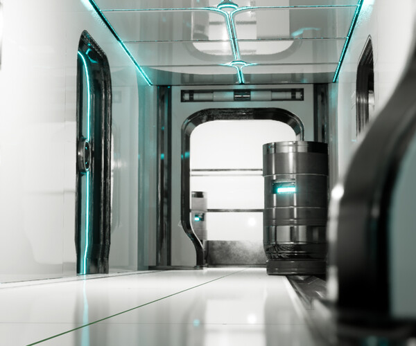 ArtStation - Modular Sci Fi Space Laboratory - Single Trim Sheet ...