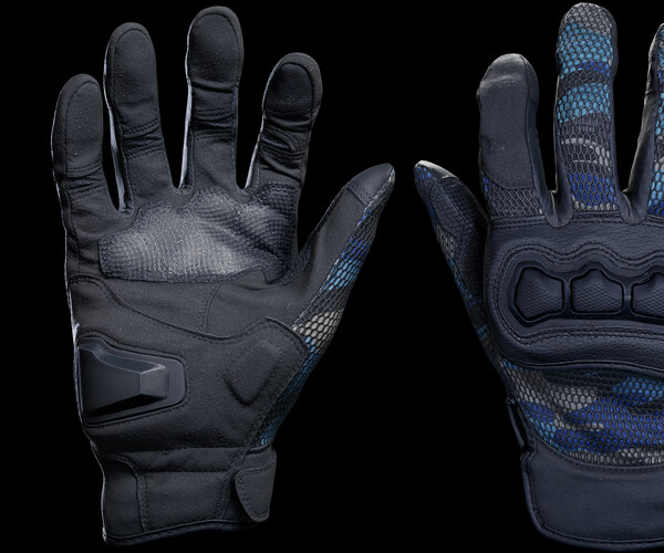 ArtStation - Motor Gloves 003 | Game Assets
