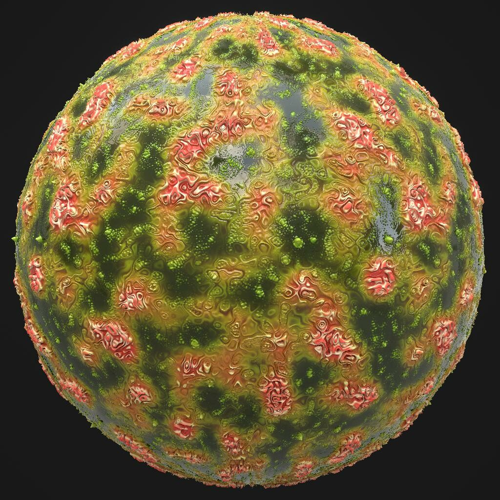 ArtStation - Alien PBR Textures Pack - 4K resolution | Game Assets