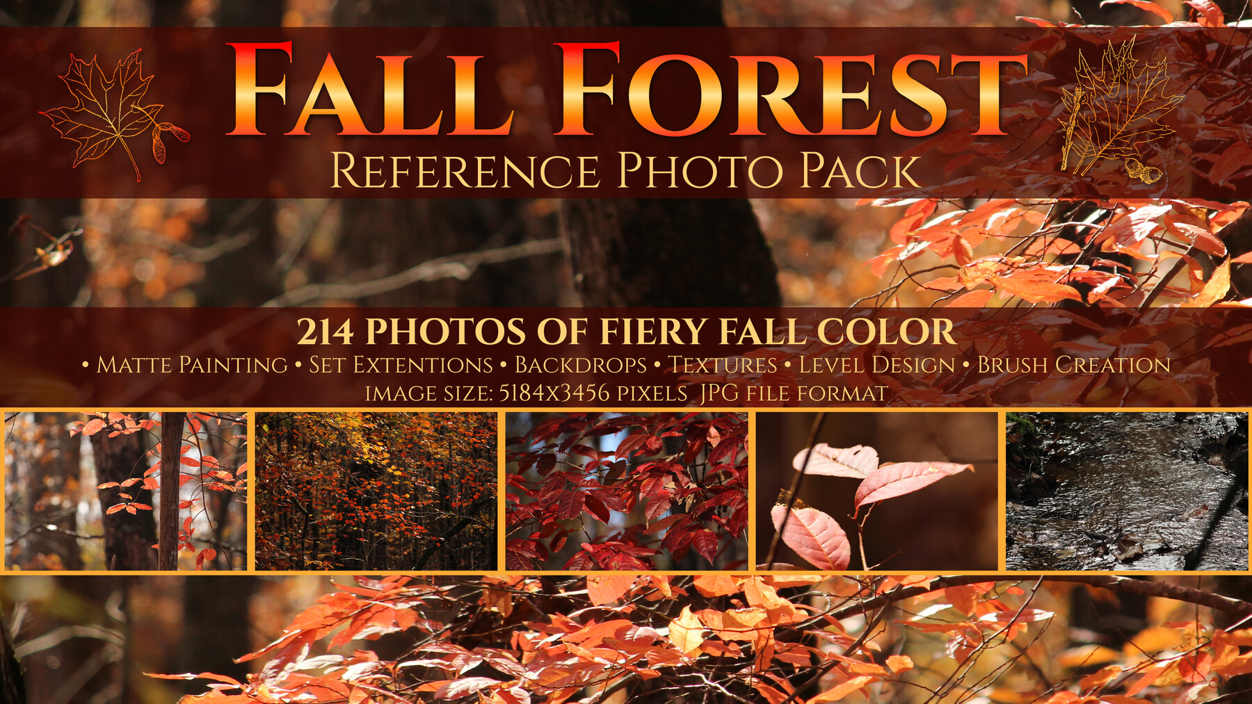 ArtStation - Fall Forest Pack | Resources