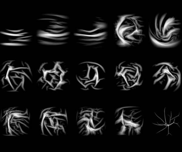 ArtStation - 200 FABRIC ALPHAS | Brushes