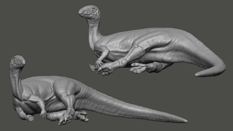ArtStation - Dinosaur Pose 02 | Resources
