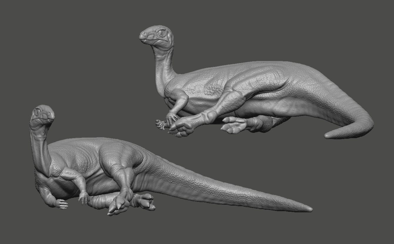 ArtStation - Dinosaur Pose 02 | Resources