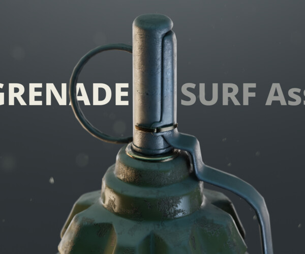 ArtStation - F1 Grenade | Game Assets