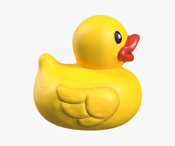 ArtStation - Rubber Duck for Bathtub | Resources