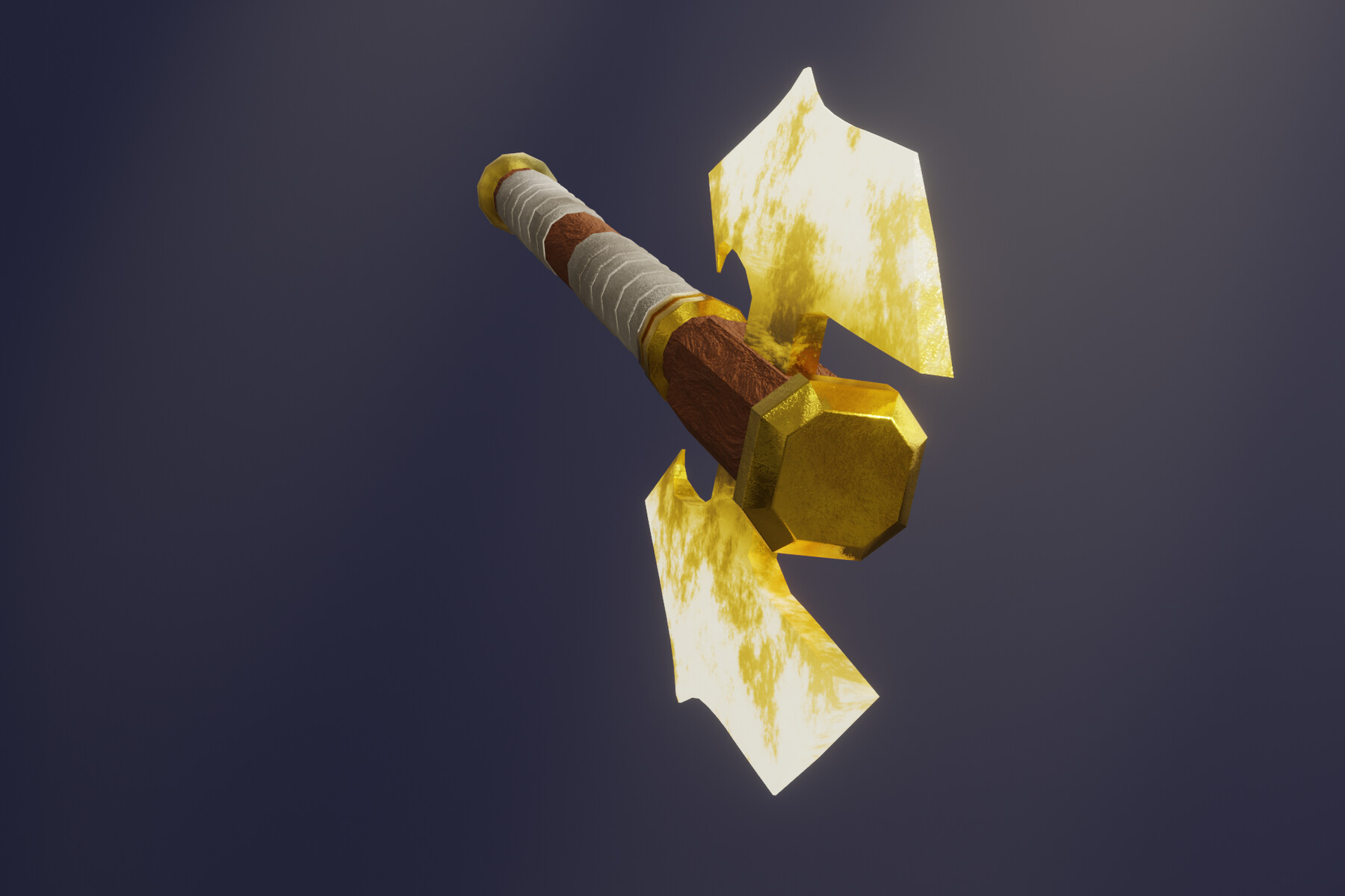 ArtStation - Double Bit Light Axe - Model 01 | Game Assets