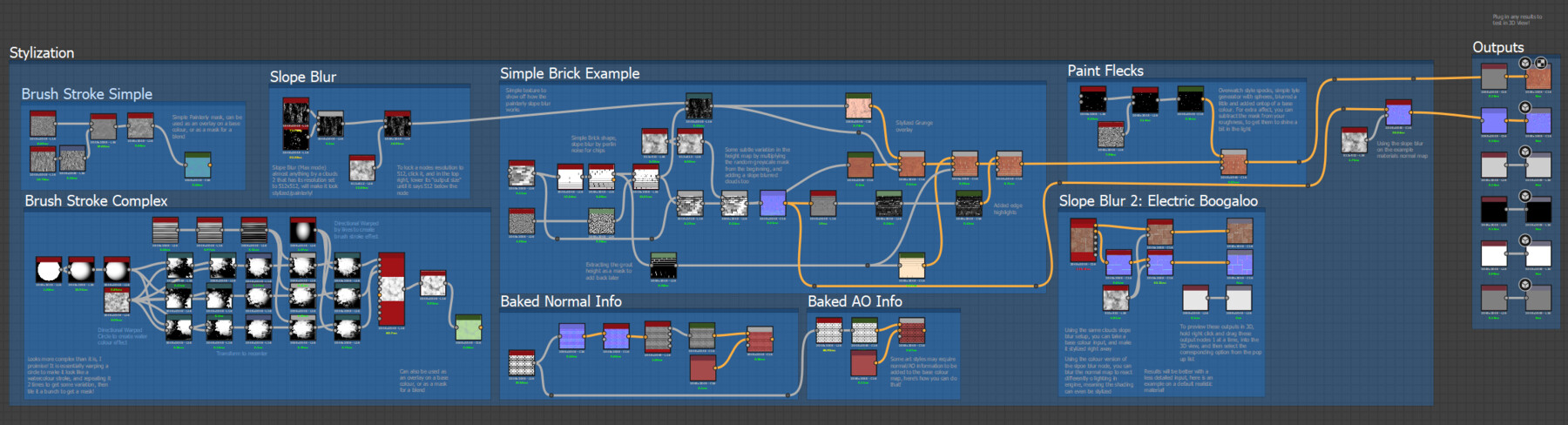 ArtStation - Substance Designer Beginner Tutorial Sheet | Tutorials