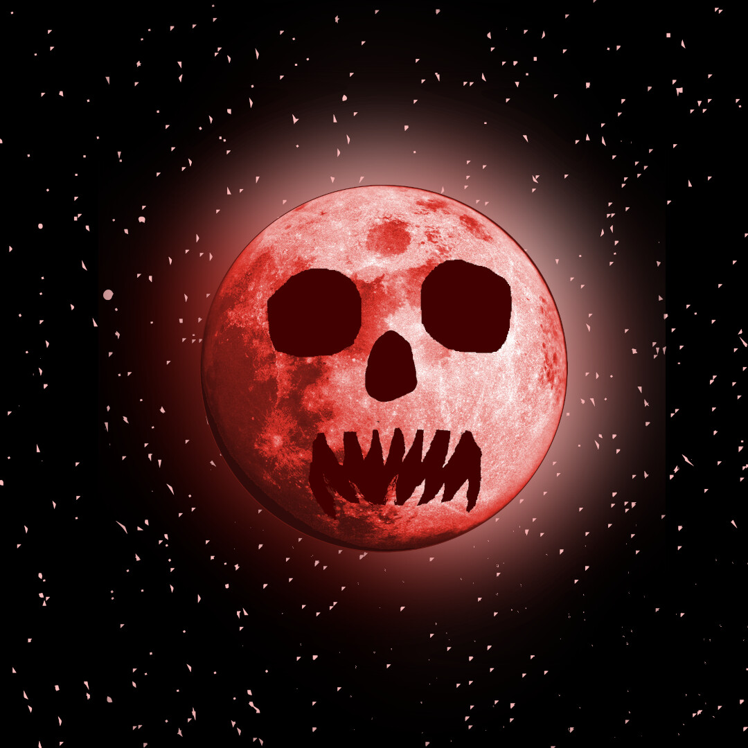 ArtStation - Face of the Blood Moon (PC & Phone Wallpapers) | Artworks