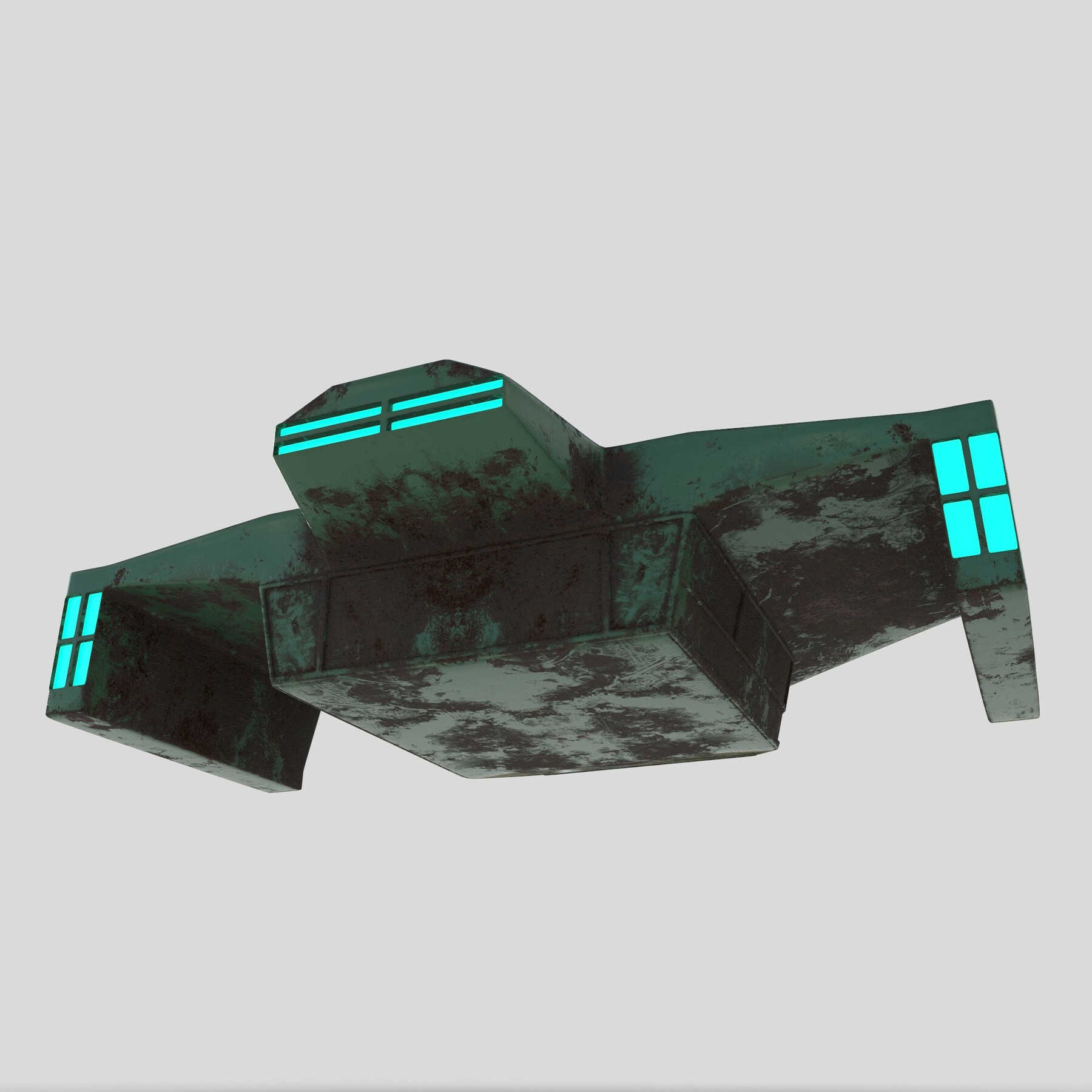 ArtStation - cargo space ship v4 | Game Assets