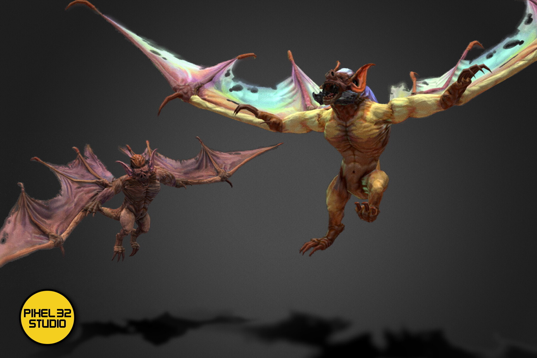 ArtStation - Fantasy Creature - Battle Bat | Game Assets