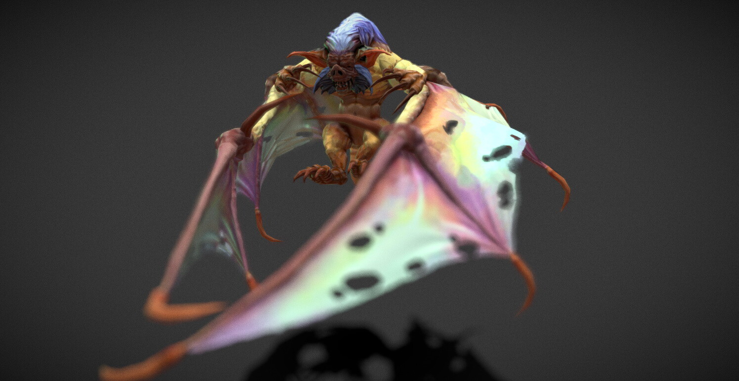 ArtStation - Fantasy Creature - Battle Bat | Game Assets