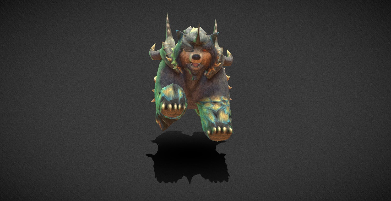 ArtStation - Fantasy Creature - Battle Bear | Game Assets