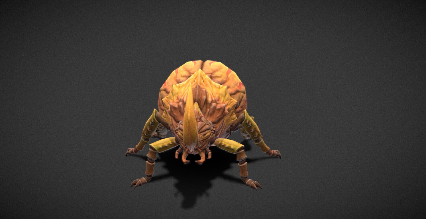 ArtStation - Fantasy Creature - Battle Beetle | Game Assets