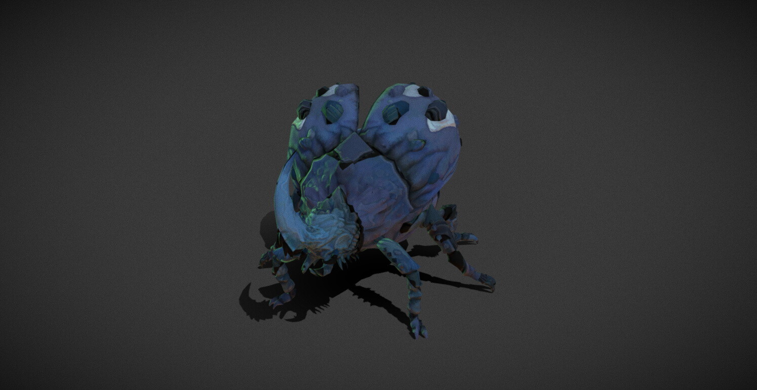 ArtStation - Fantasy Creature - Battle Beetle | Game Assets