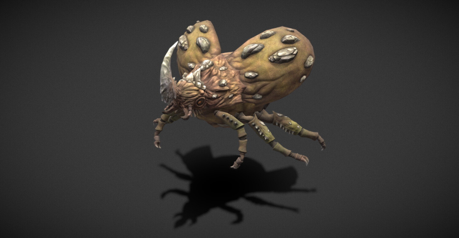 ArtStation - Fantasy Creature - Battle Beetle | Game Assets