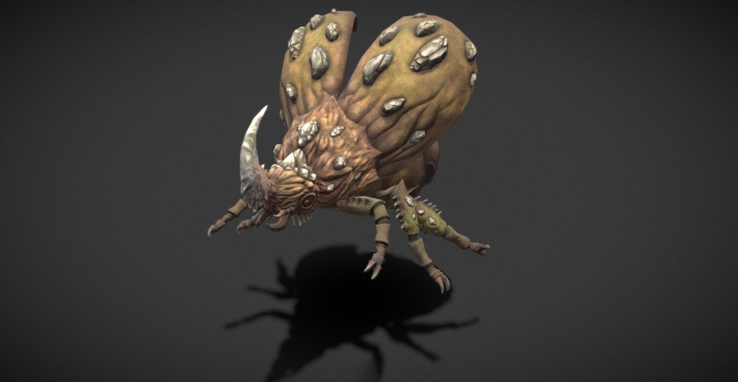 ArtStation - Fantasy Creature - Battle Beetle | Game Assets