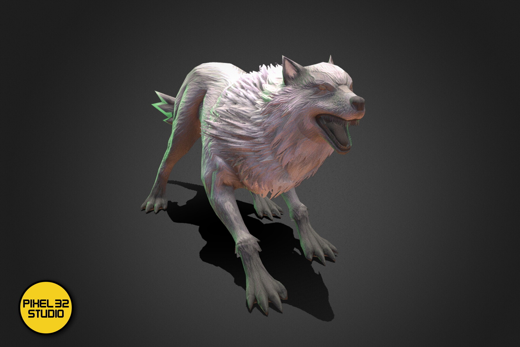 ArtStation - Fantasy Creature - Battle Dog | Game Assets