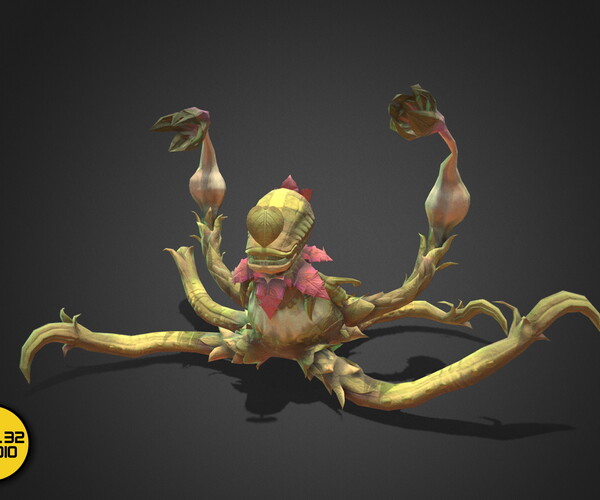 ArtStation - Fantasy Creature - Battle Flower | Game Assets