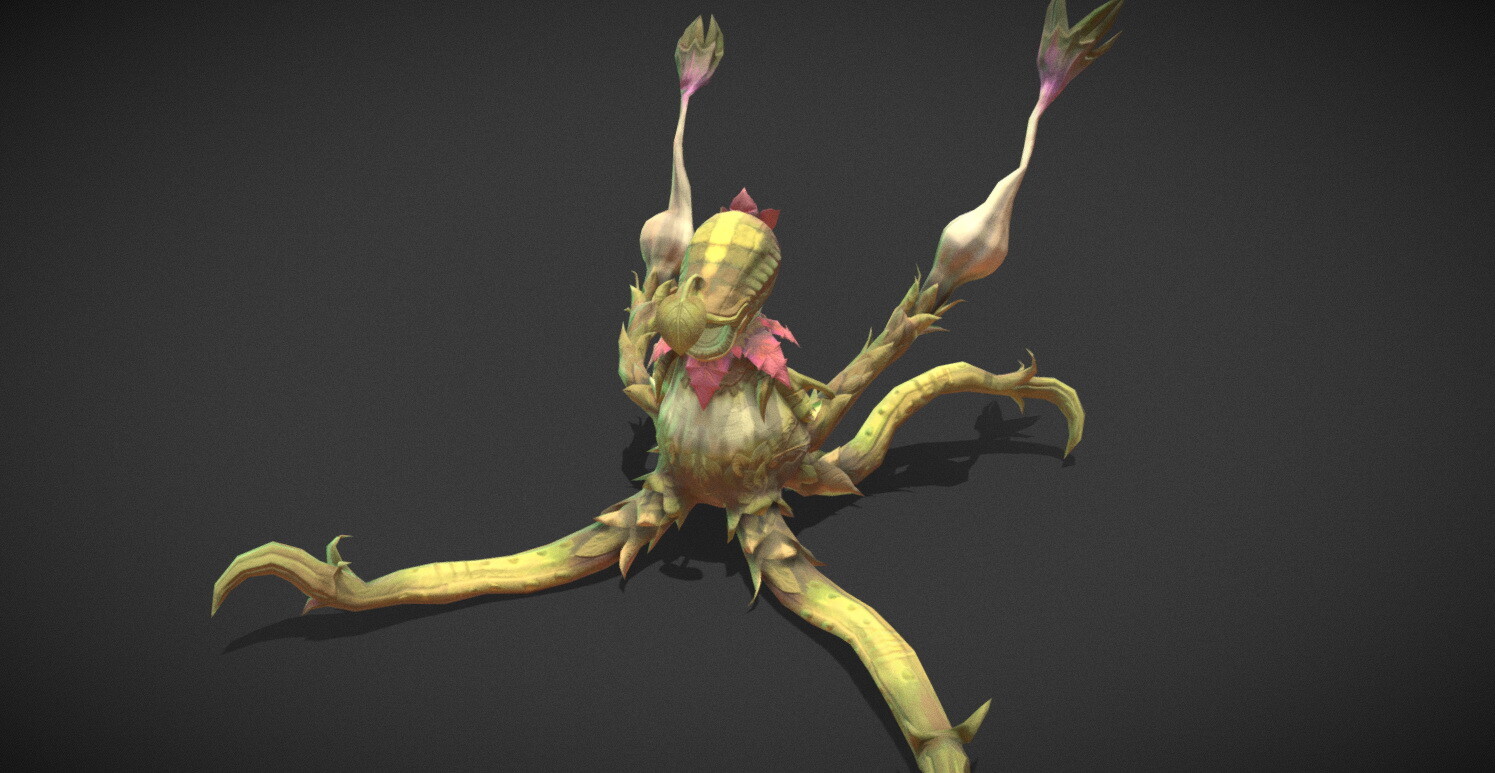 ArtStation - Fantasy Creature - Battle Flower | Game Assets