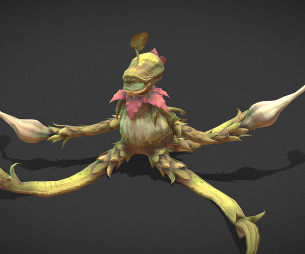 ArtStation - Fantasy Creature - Battle Flower | Game Assets