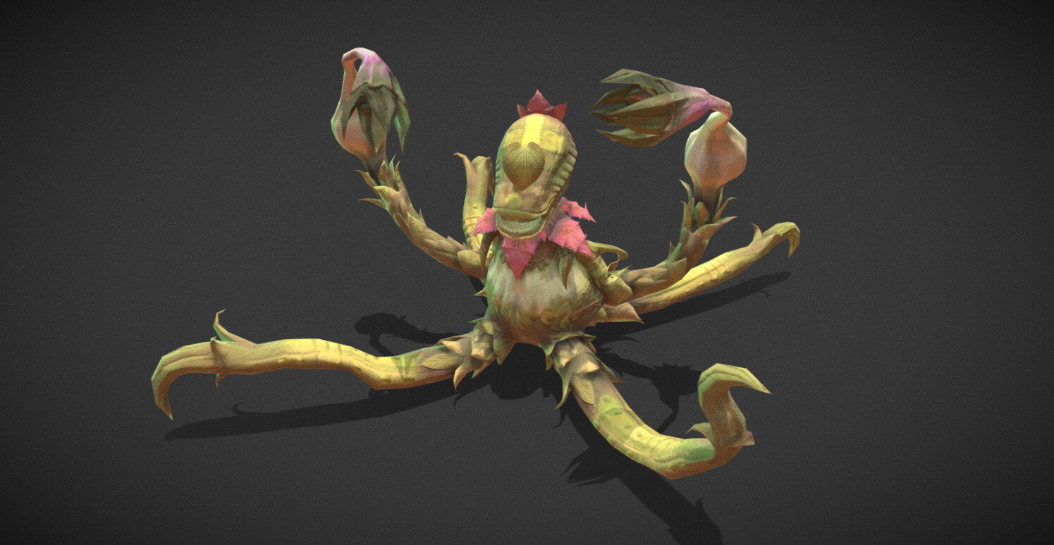 ArtStation - Fantasy Creature - Battle Flower | Game Assets