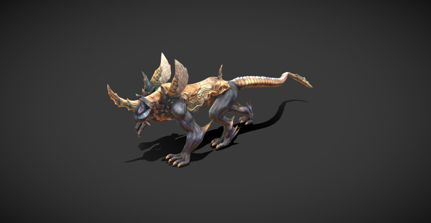 ArtStation - Fantasy Creature - Battle Leopard | Game Assets