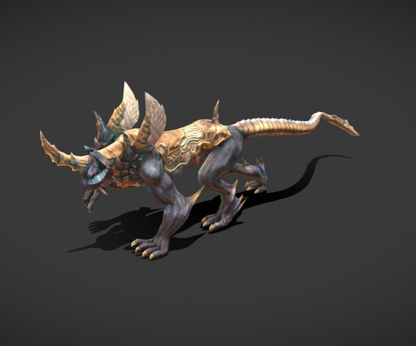ArtStation - Fantasy Creature - Battle Leopard | Game Assets
