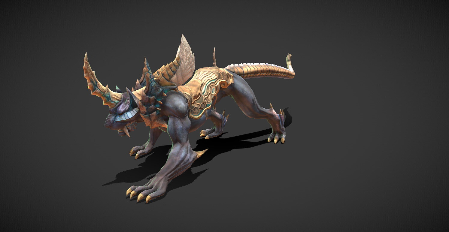 ArtStation - Fantasy Creature - Battle Leopard | Game Assets