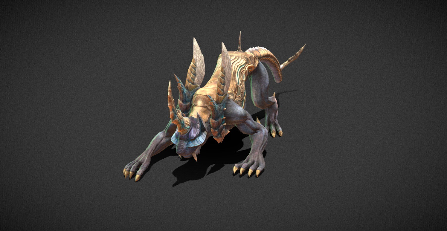ArtStation - Fantasy Creature - Battle Leopard | Game Assets