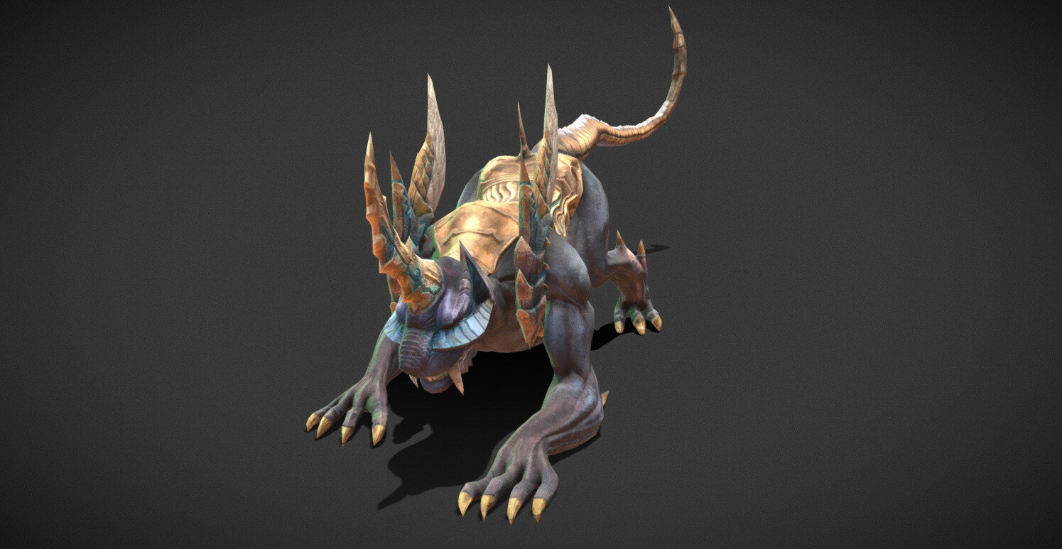 ArtStation - Fantasy Creature - Battle Leopard | Game Assets
