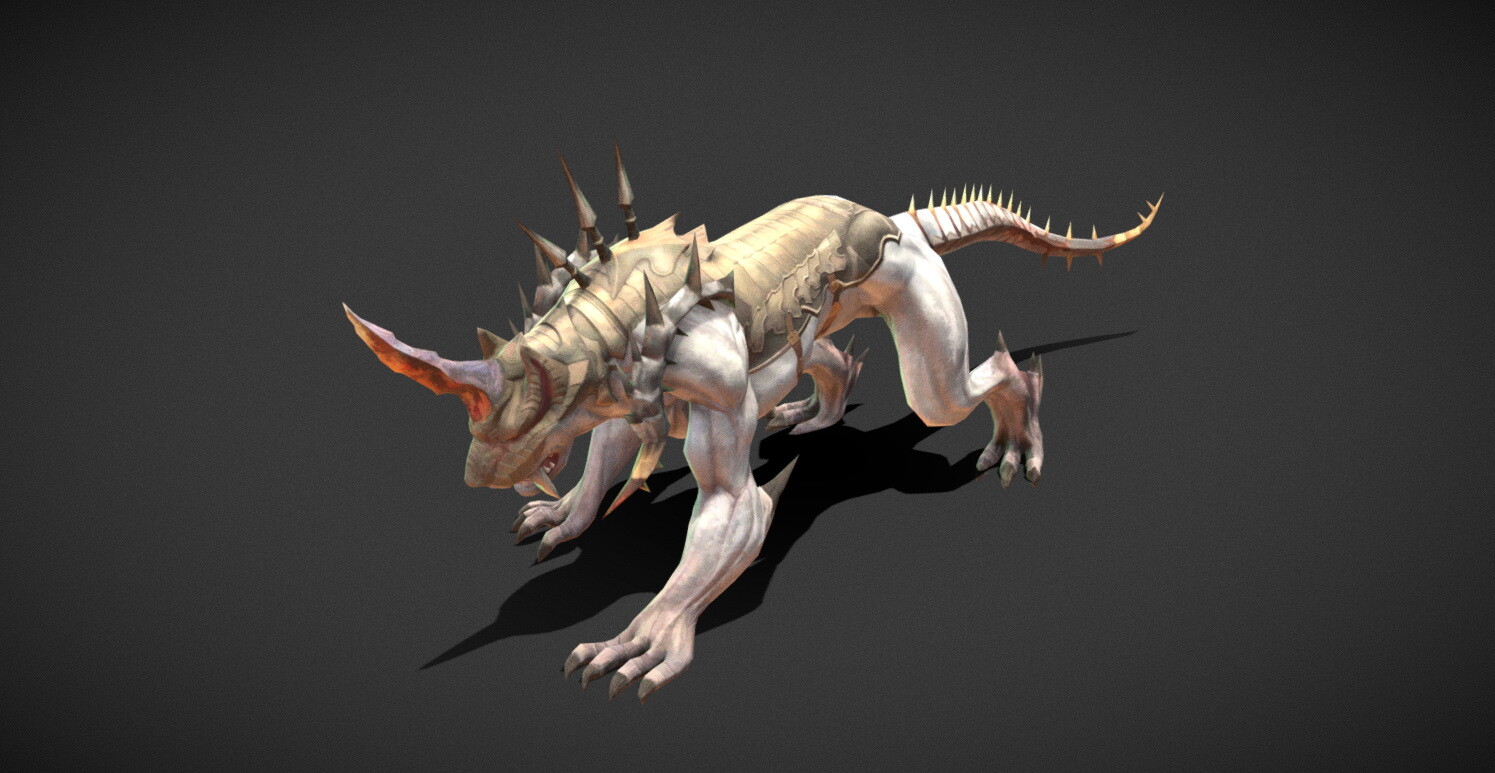 ArtStation - Fantasy Creature - Battle Leopard | Game Assets