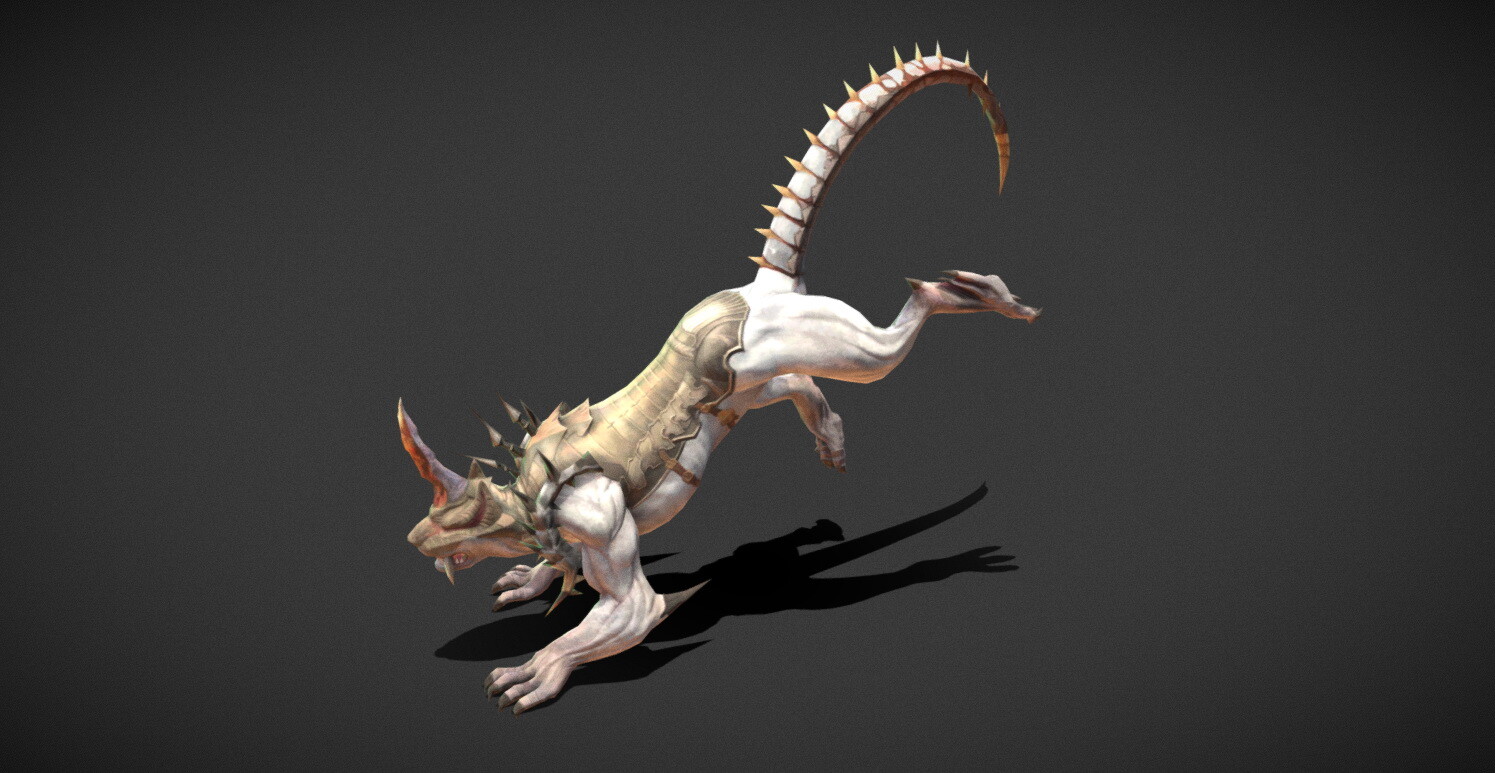 ArtStation - Fantasy Creature - Battle Leopard | Game Assets