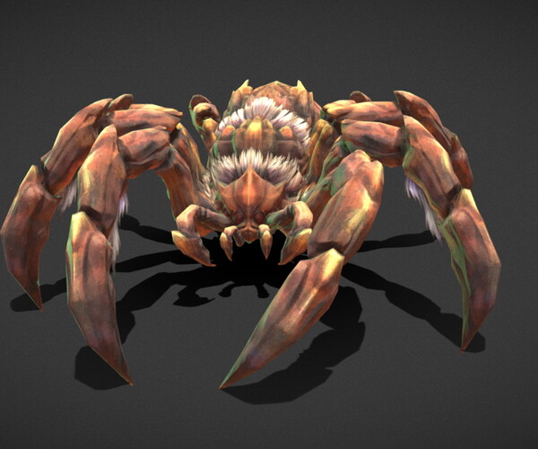 ArtStation - Fantasy Creature - Battle Spider | Game Assets