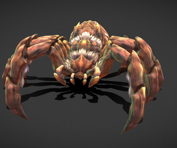 ArtStation - Fantasy Creature - Battle Spider | Game Assets