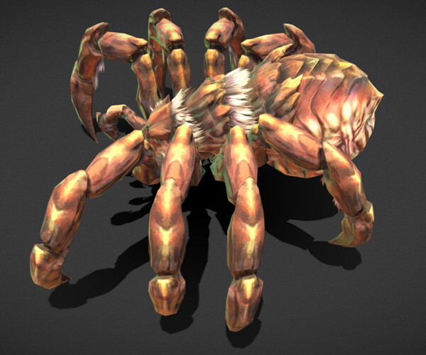 ArtStation - Fantasy Creature - Battle Spider | Game Assets