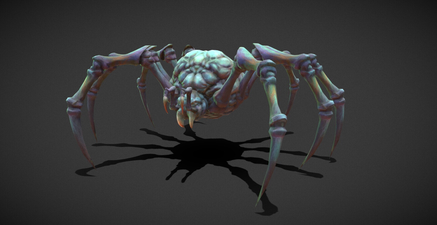 ArtStation - Fantasy Creature - Battle Spider | Game Assets