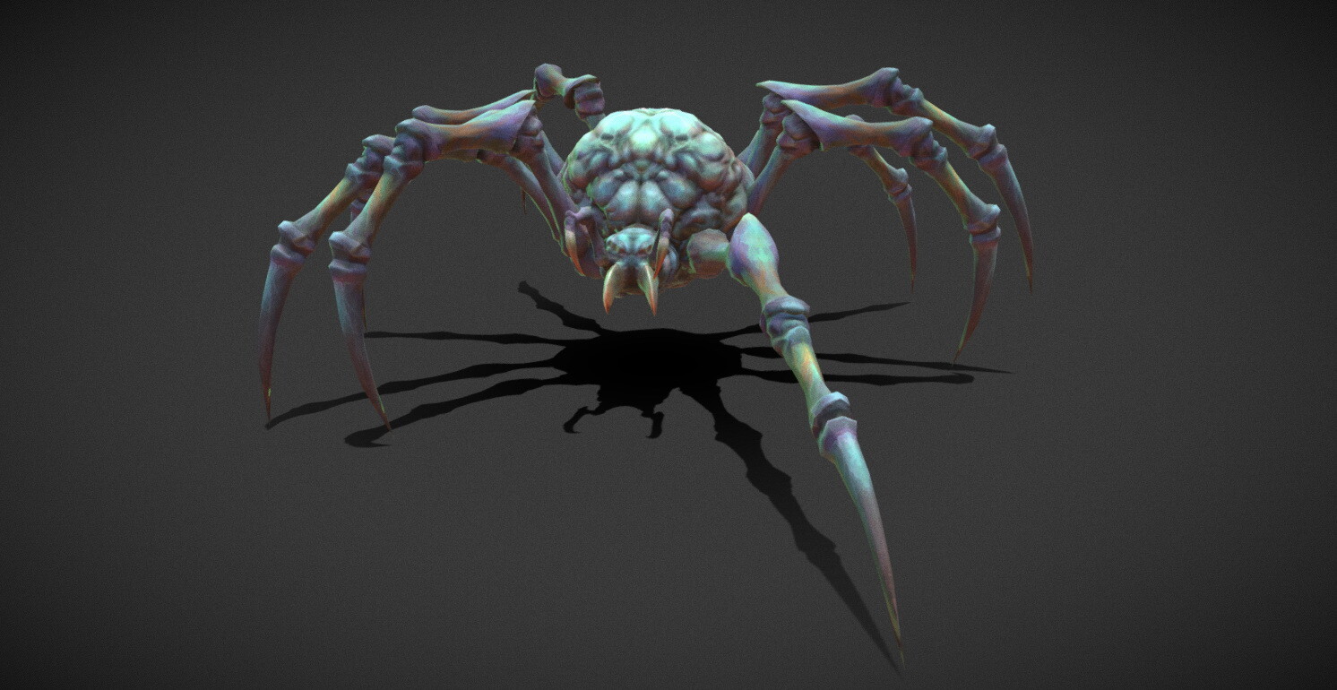 ArtStation - Fantasy Creature - Battle Spider | Game Assets