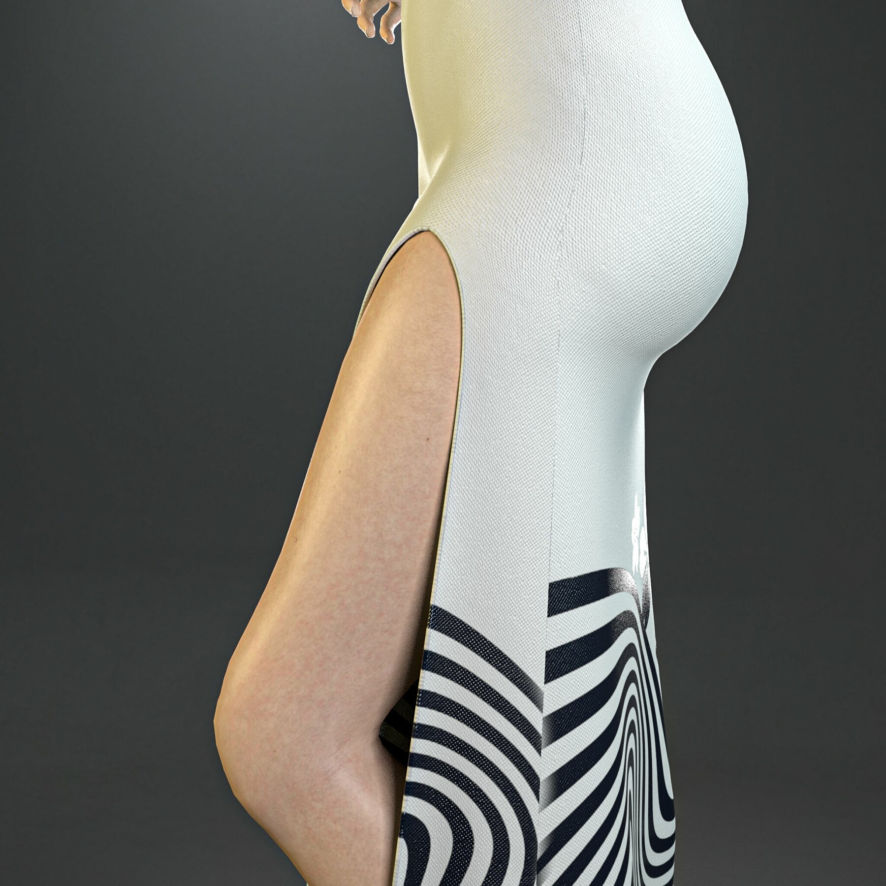ArtStation - Female dress No.2 : Substance Painter (.SPP) | Game Assets